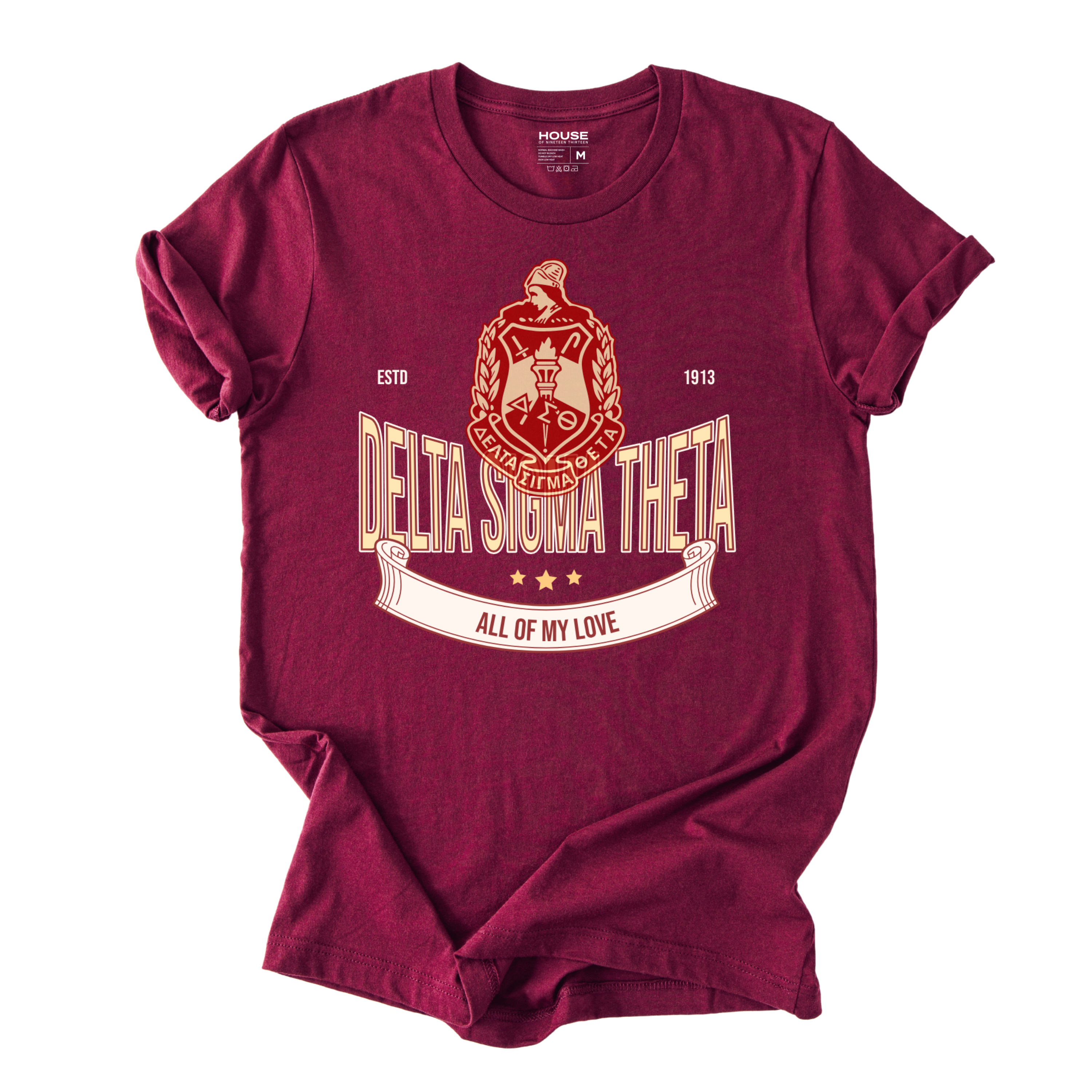 Delta Sigma Theta University Graphic Tee – House of 1913